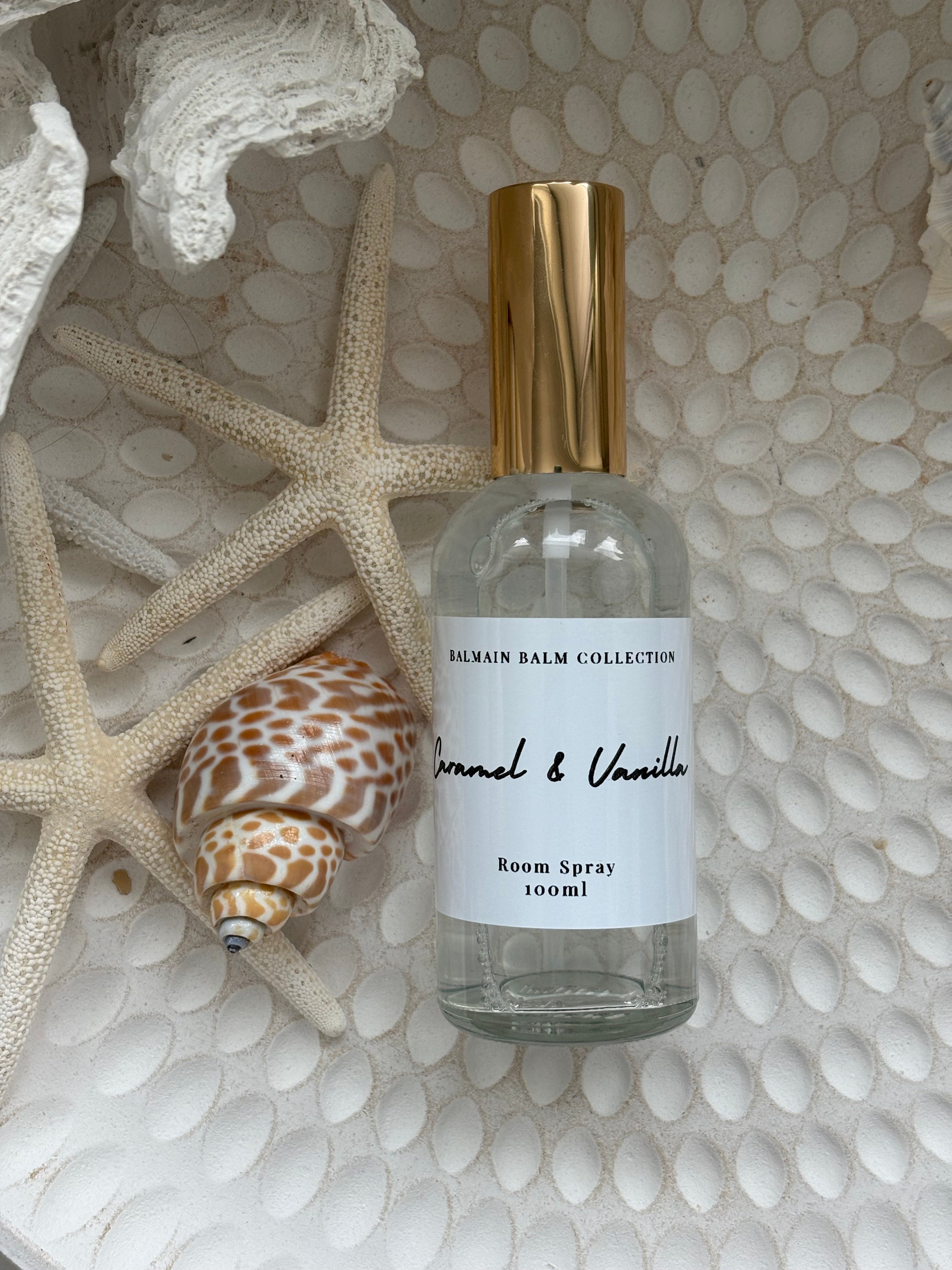 Caramel & Vanilla Room Spray 100ml – Balmain Balm
